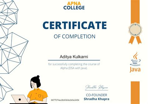 Im Happy To Share That Ive Obtained A New Certification Apna College