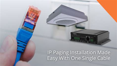 Did You Know Ip Paging Installation Made Easy With One Single Cable Voip Insider