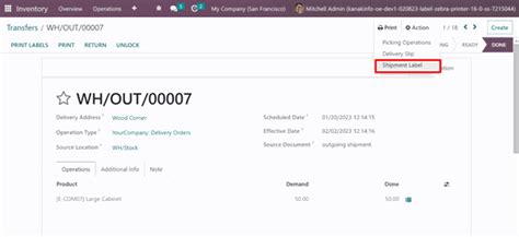 Label Printing With Zebra Printer Module Odoo App Store
