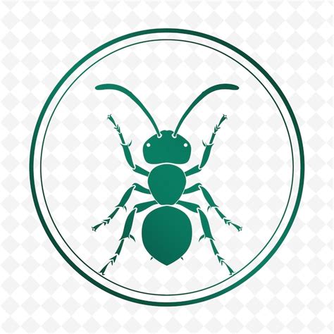 Premium Psd A Green Bug With A Green Face And A Circle On The Center