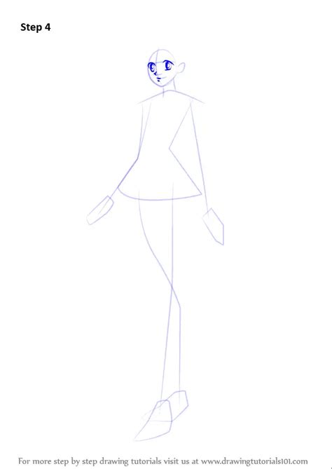 How To Draw Sailor Mercury From Sailor Moon Sailor Moon Step By Step DrawingTutorials Com