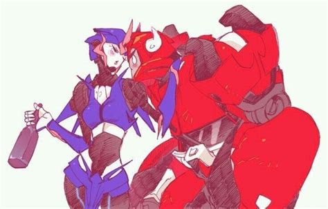 Transformers Pic Story Dj Cliffjumper X Arcee Transformers Artwork Transformers