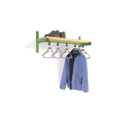 Wall Mounted Cloakroom Shelf And Rail Type F Locker Shop UK