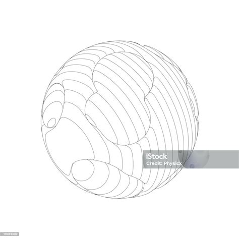 와이어프레임 메시 오브젝트 네트워크 라인 Hud 설계 구체 추상 3d 개체 0명에 대한 스톡 벡터 아트 및 기타 이미지 0명 3차원 형태 개념 Istock