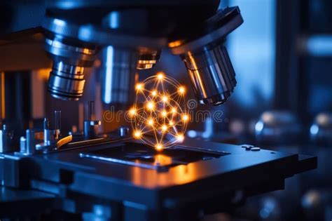 Exploring Microstructures With A Microscope At A Research Laboratory