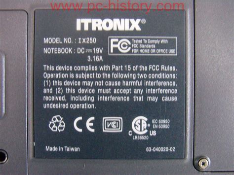 Acterna Itronix Gobook Ix250 Datoru Muzejs