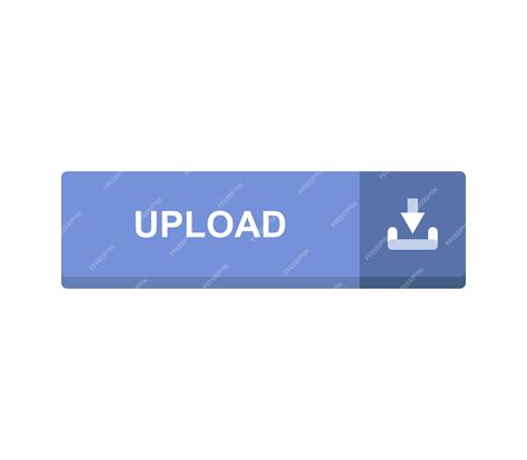 Premium Vector Upload Button