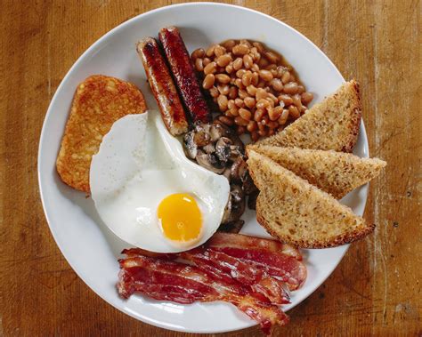 Homemade Mega Breakfast Sausage Hash Brown Bacon Toast Beans