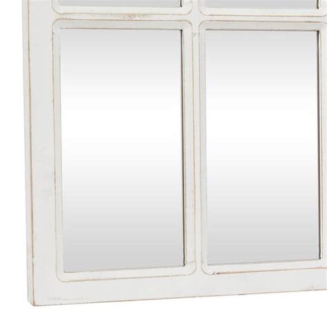 White Wood Farmhouse Rectangular Wall Mirror 48 X 22 Mirrors Michaels