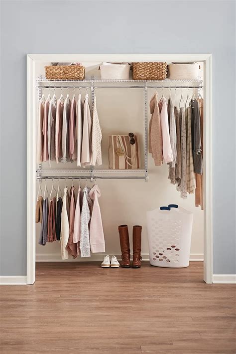 Rubbermaid Configurations Classic Closet Kit White 3 6 Ft Wire