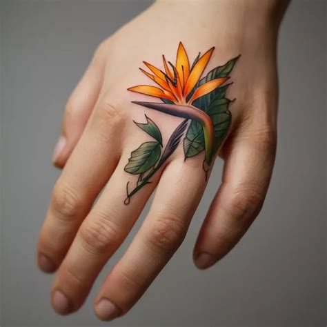Bird Of Paradise Tattoos Meaning Symbolism 106 Designs Hbtat2