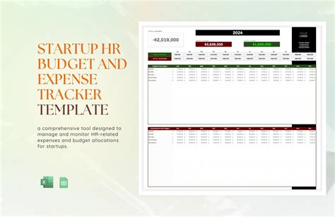 Startup HR Budget And Expense Tracker Template In Excel Google Sheets Download Template Net