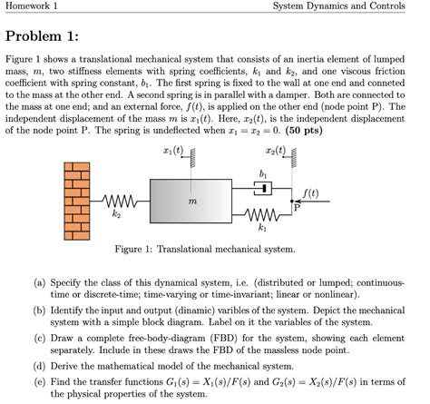 Solved Homework System Dynamics And Controls Problem Chegg