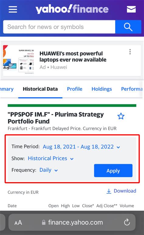 如何从雅虎财经下载历史数据 0x资讯