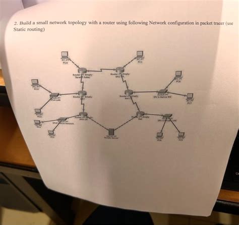 Solved 2 Build A Small Network Topology With A Router Using