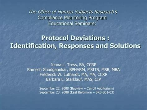 PPT Protocol Deviations Tools And Solutions For Compliance Monitoring PowerPoint Presentation
