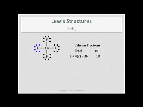 Xef4 Lewis Structure How To Draw The Lewis Structure For Xef4 Youtube