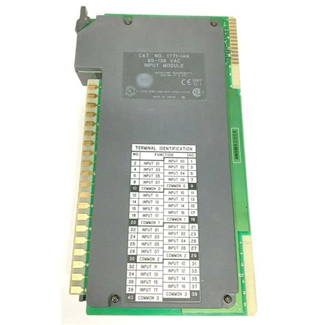 1771 Ian Allen Bradley Plc 5 Digital Input Module 120v Ac 32 Input