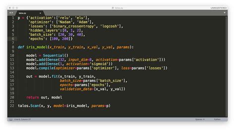github autonomio talos hyperparameter experiments with tensorflow and keras