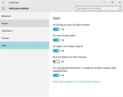 Slik Fikser Du Start Menyen I Windows 10
