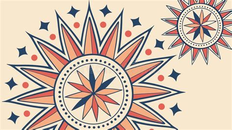 Ornate Compass Star Vector Design Direction Exploration And Guidance Symbol Vector Design