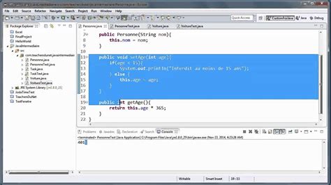 Java Intermédiaire 11 Lencapsulation Youtube