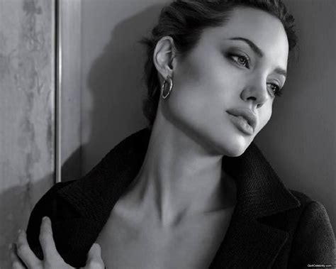 Angelina Jolie Black And White Wallpaper Angelina Jolie Photos