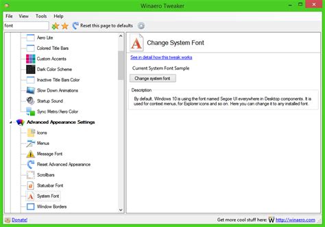 How To Change System Font In Windows 10
