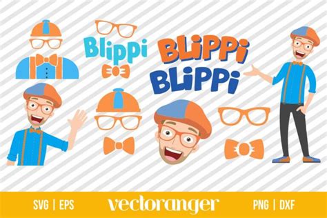Blippi Svg Cricut Bundle Vectoranger
