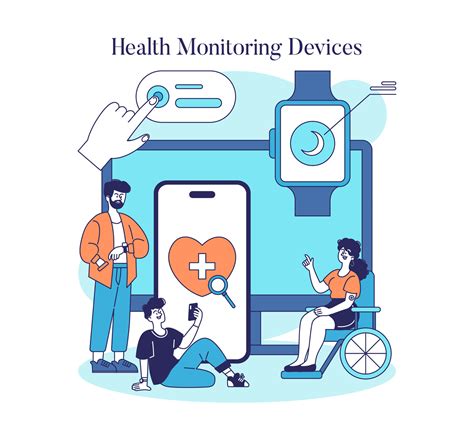Health Monitoring Devices Flat Illustration 47805689 Vector Art At Vecteezy
