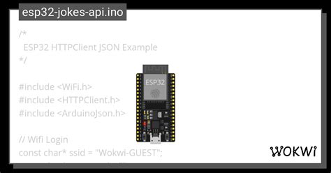 Esp32 Json Wokwi Esp32 Stm32 Arduino Simulator