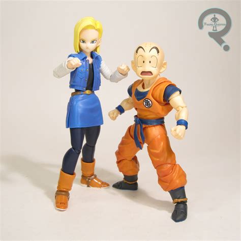 Dragon Ball Z Krillin Android 18 14 Scale Limited Edition Statue