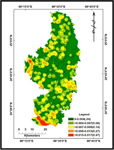 Lineament Density Map Of The Study Area Download Scientific Diagram
