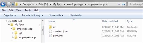 create and populate a git repository of developer cloud
