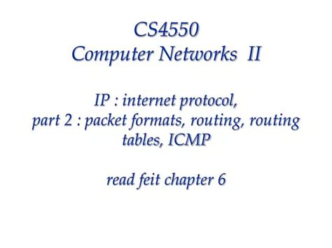 PPT IP Packet Format PowerPoint Presentation Free Download ID 6186859