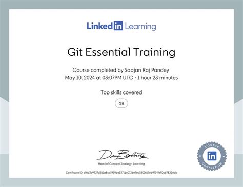 Saajan Raj Pandey On Linkedin Git Linkedinlearning