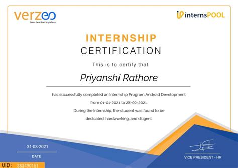 Priyanshi Rathore On Linkedin Learning Development Android Programming Internshipprogram
