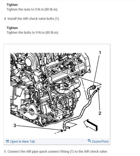 Code P2431 Secondary Air Pump Check Valve Gasket Replacement