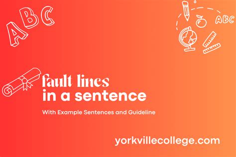 How To Use Fault Lines In A Sentence Easy Examples