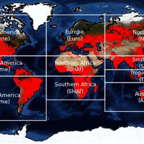 Regional Partitions As Defined In Kaiser Et Al 2012 That Are Used In Download Scientific