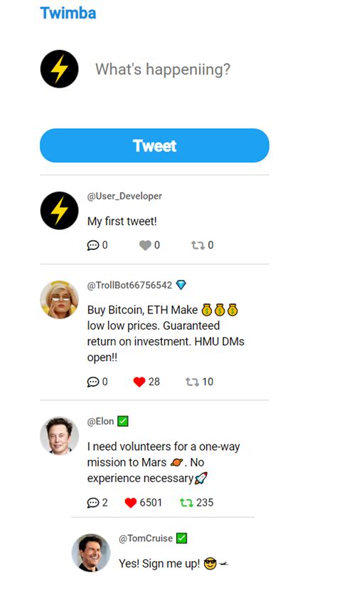 Github Ebrarhosgultwitter Clone A Javascript Application That Includes The Basic Functions