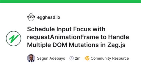 schedule input focus with requestanimationframe to handle multiple dom