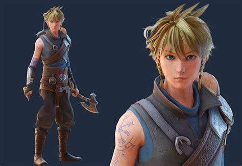 3d Model Unreal Engine Game Character Ue5 Character Modeling Design 3d