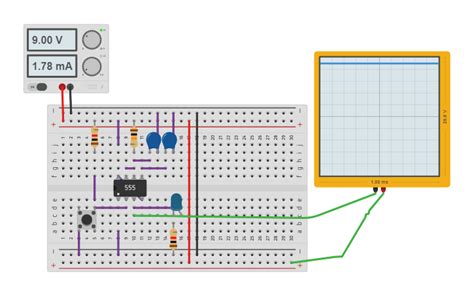 Circuit Design 555 Tinkercad