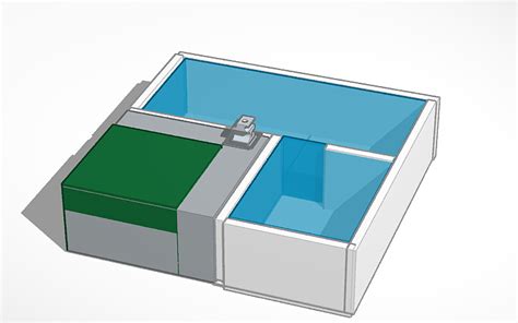 3d Design Modern Swimming Pool Tinkercad