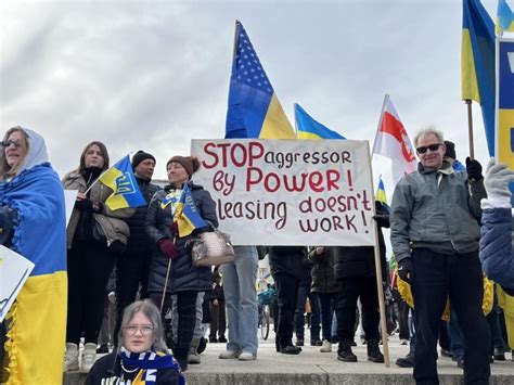 Demonstration In Support Of Ukraine Takes Place In Washington Dc