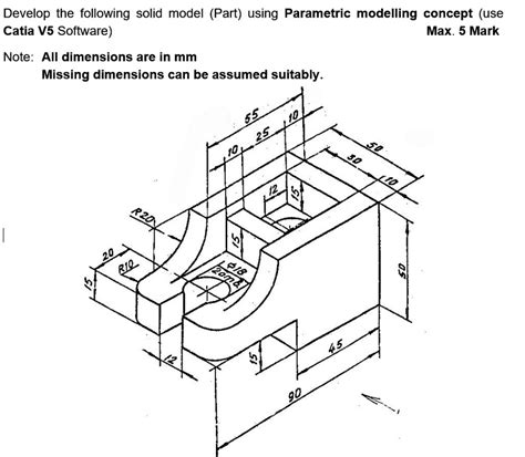 SOLVED PLEASE HELP AND SHOW ME THE STEPS OF SOLUTION USING CATIA V Develop The Following Solid