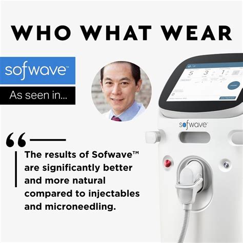 Sofwave Sofwavemed Featured Inthepress Whowhatwear Collagen Naturalresults Innovation