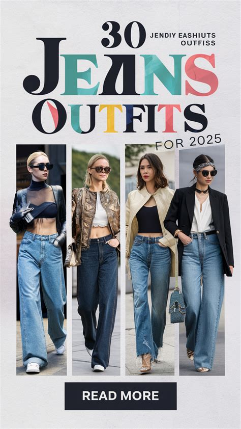 30 Trendy Jeans Outfits Ideas 2025 For Women Summer Fall And School Styles