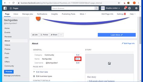 How To Change Facebook Page Name From A PC Or A Mobile Device